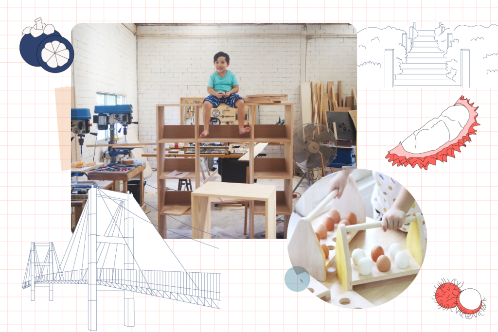 “เมื่อต้องอยู่บ้านนาน ผมชวนลูกมาเป็นช่างไม้ตัวจิ๋วด้วยกันซะเลย” - Mappa Learning